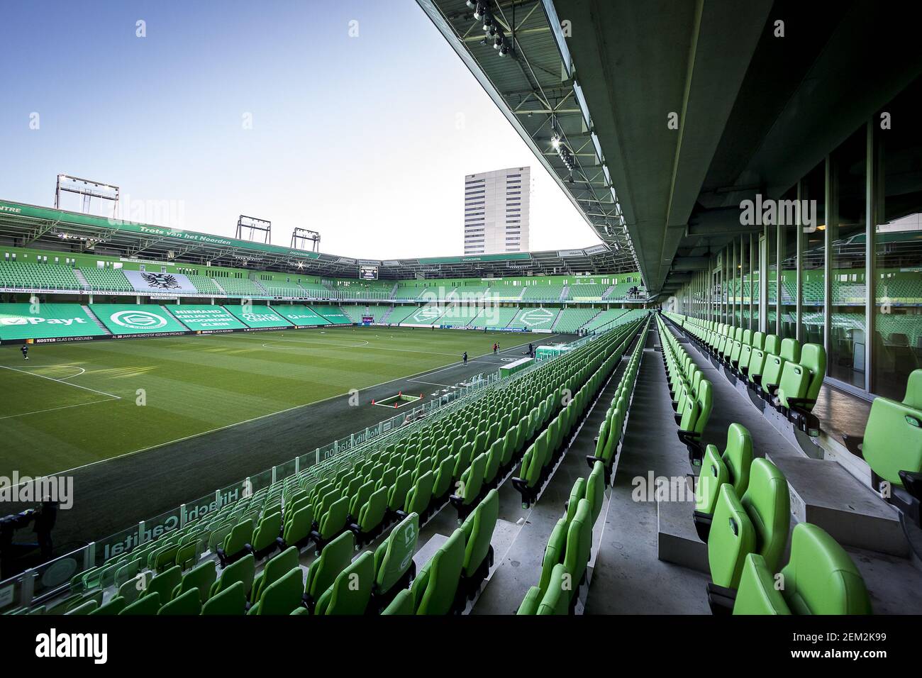 GRONINGEN - 29-11-2020, Hitachi Capital Mobility Stadion. Dutch ...