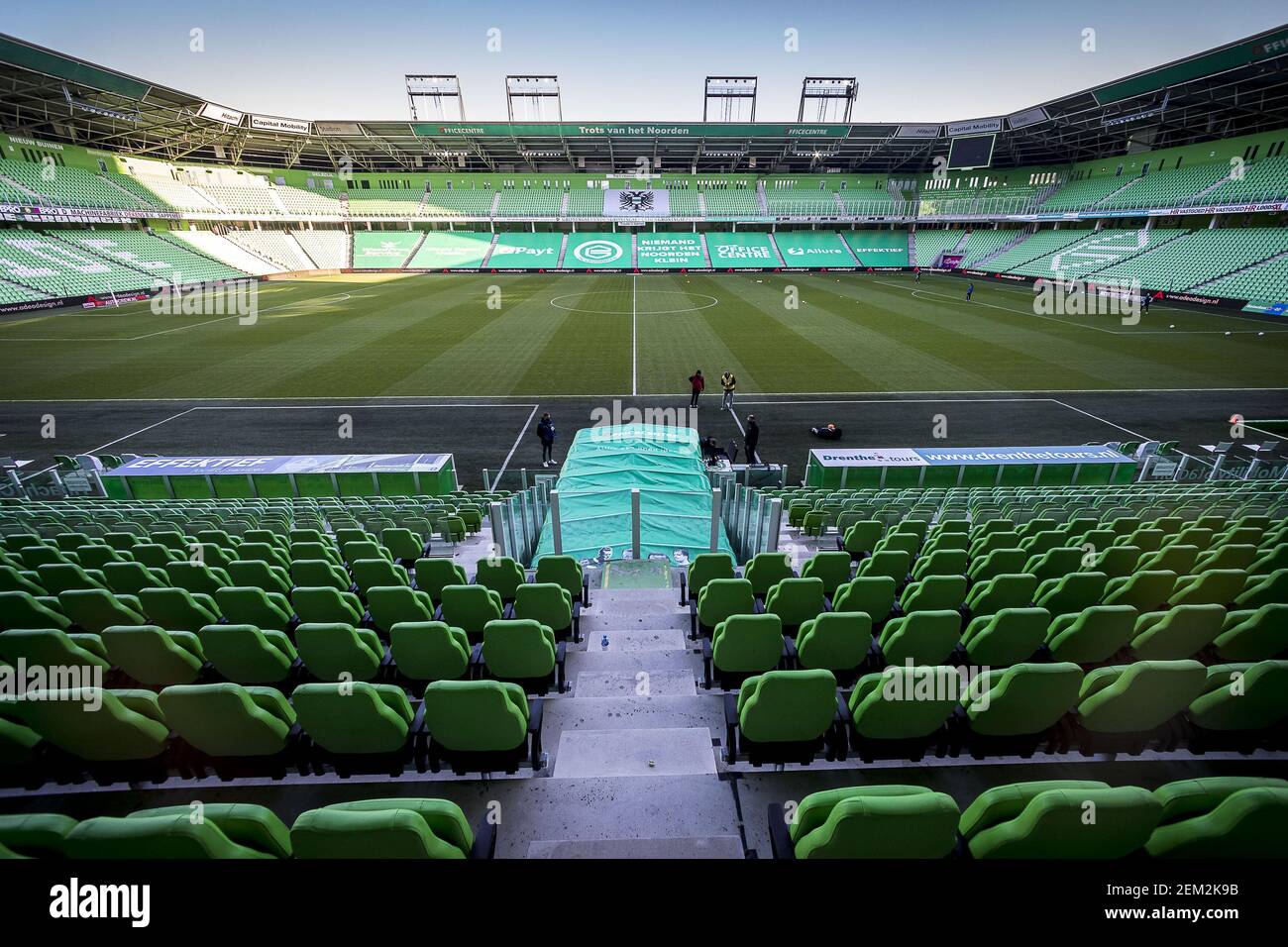 GRONINGEN - 29-11-2020, Hitachi Capital Mobility Stadion. Dutch ...