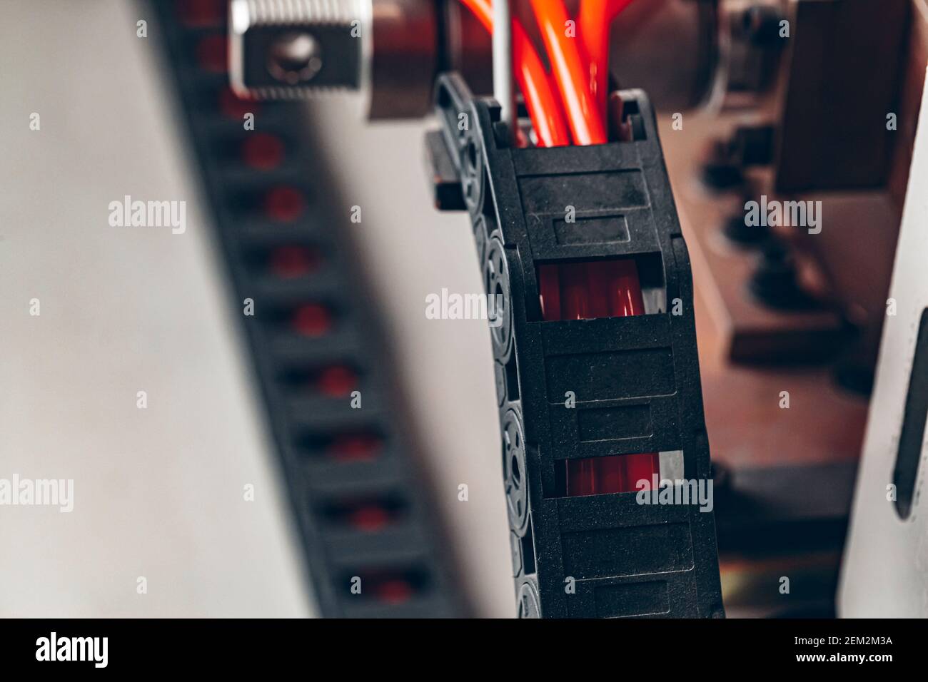 Close up of production equipment in cable plant Stock Photo - Alamy