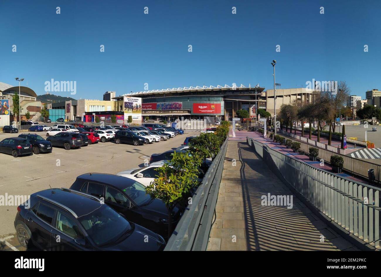 FC Barcelona Stadium during the La Liga match between FC Barcelona and ...