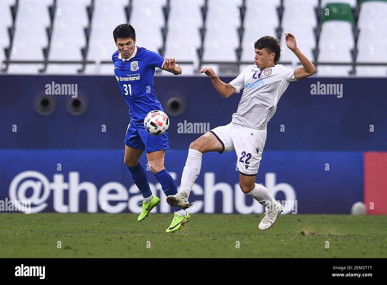 Australian professional footballer Joshua Rawlins of Perth Glory F.C ...