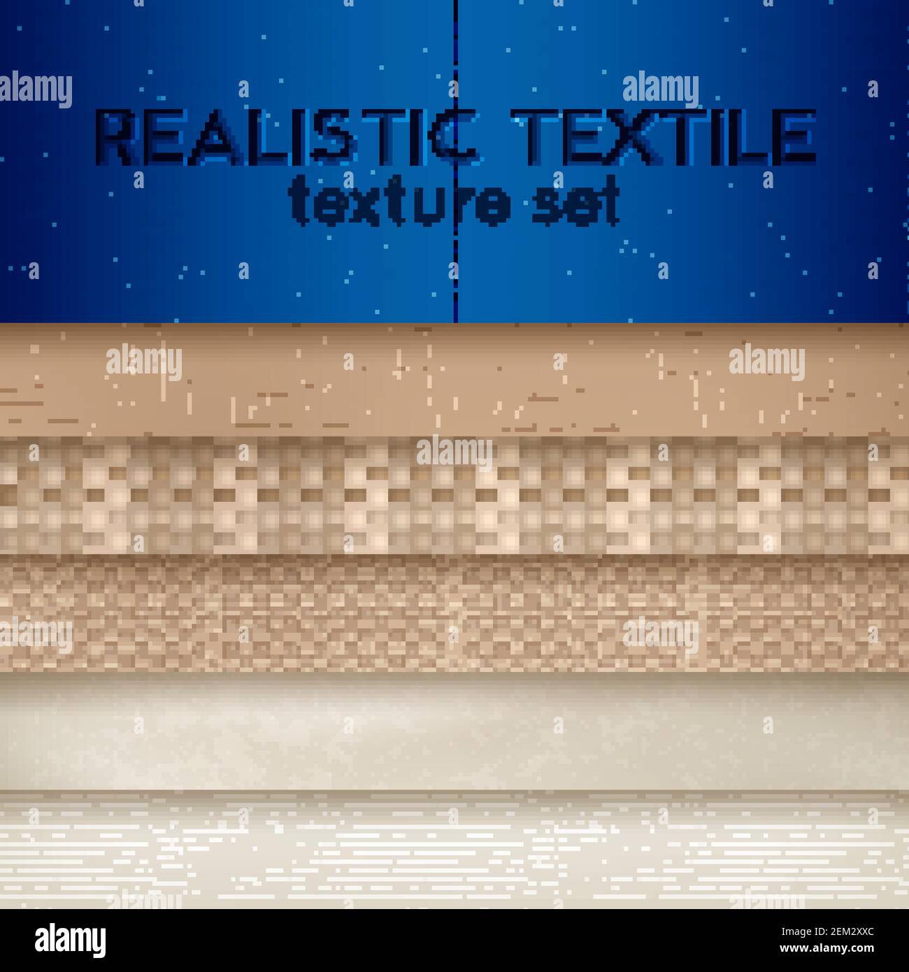 Upholstery fabric swatches Stock Vector Images - Alamy