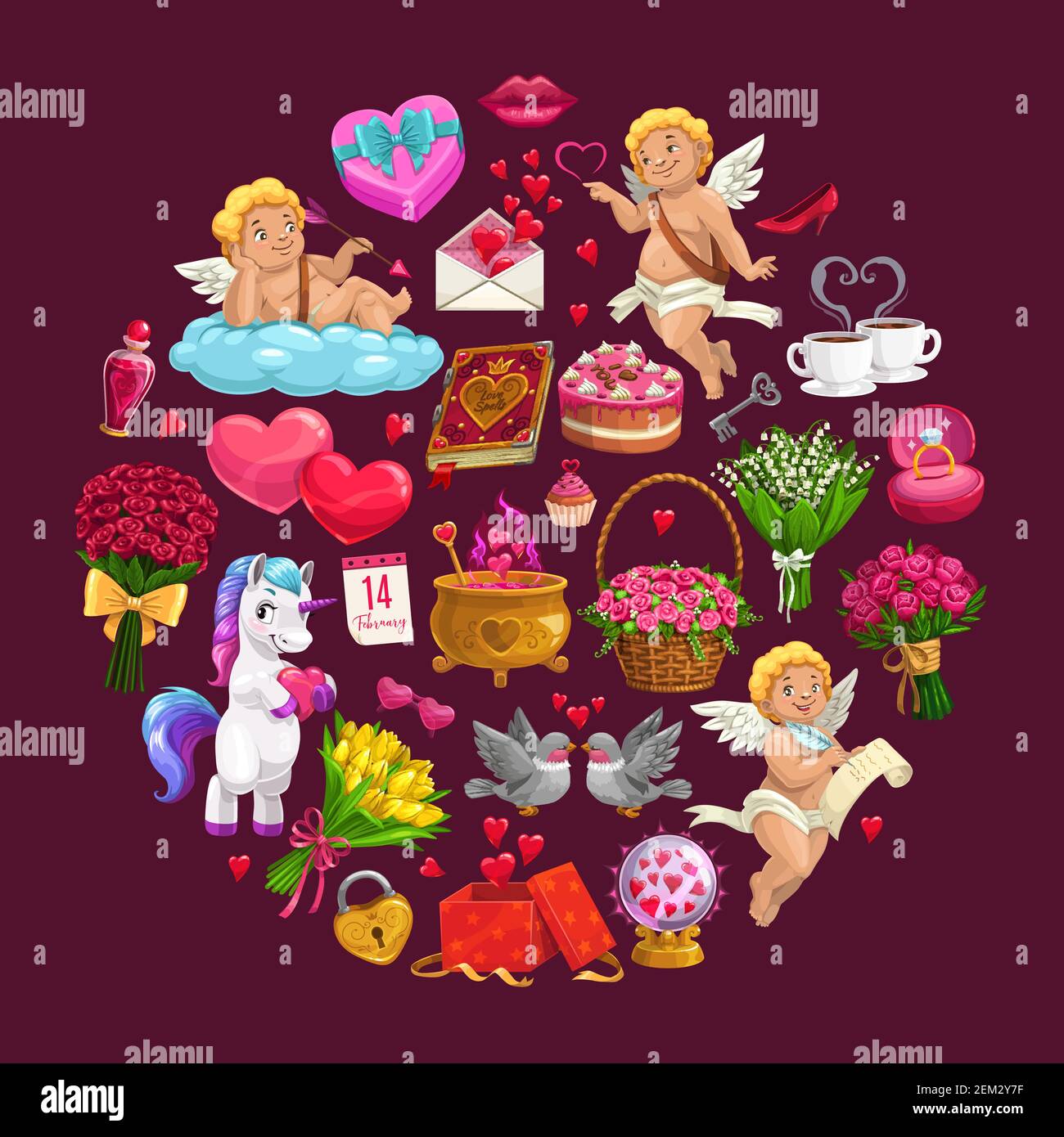 Cupid bow lip lips Stock Vector Images - Alamy