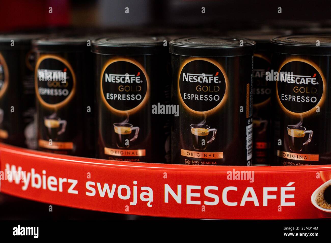 Nescafe Gold Espresso coffee seen at the grocery store. (Photo by ...