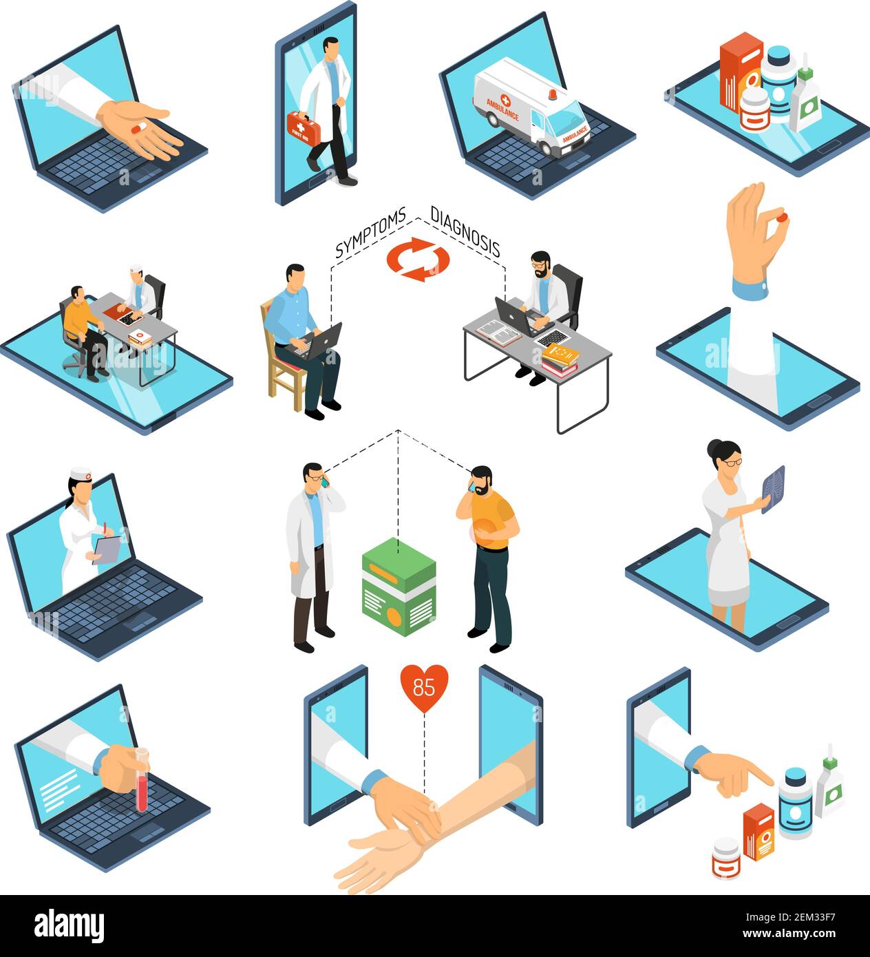 Online medical consultations diagnosis treatment from professional ...