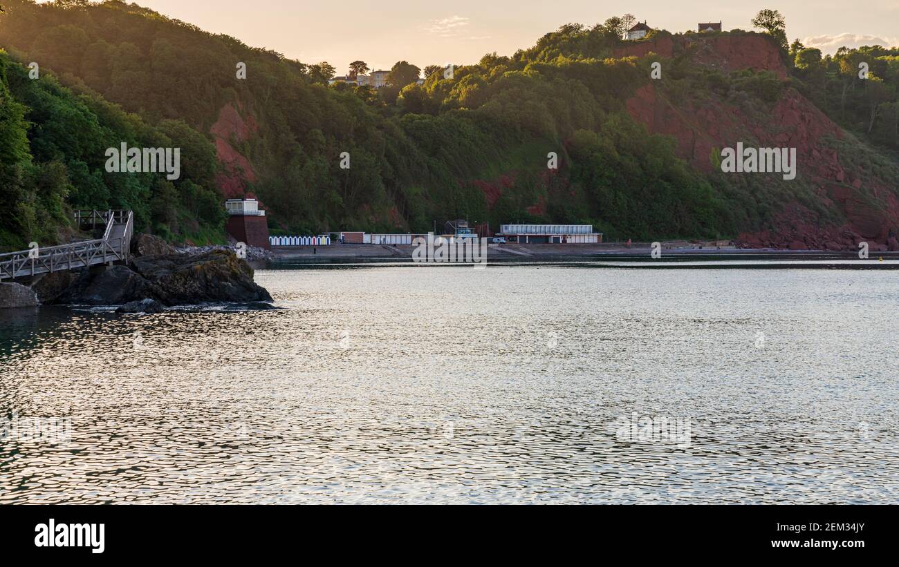 Babbacombe beach hut hi-res stock photography and images - Alamy
