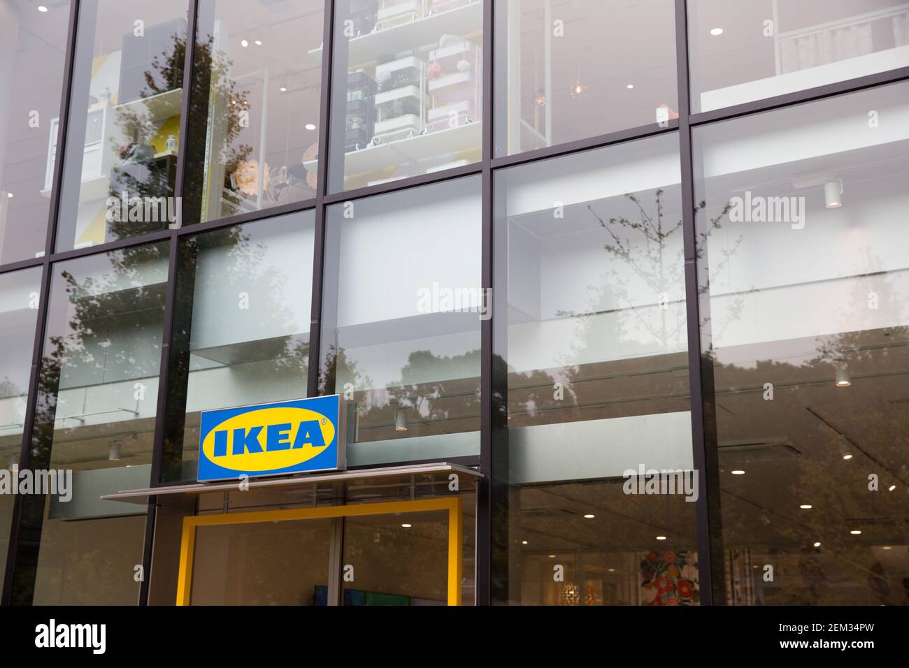 Ikea logo and store seen in Harajuku, Tokyo. (Photo by Stanislav Kogiku ... Ikea logo and store seen in Harajuku, Tokyo. (Photo by Stanislav Kogiku ...