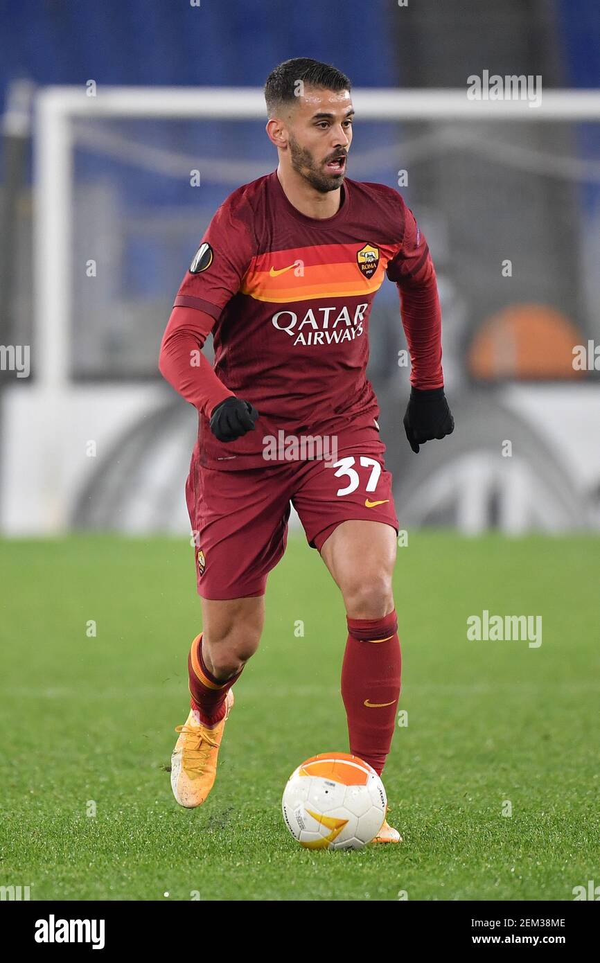 Leonardo Spinazzola of Roma during the Europa League Group Stage A ...