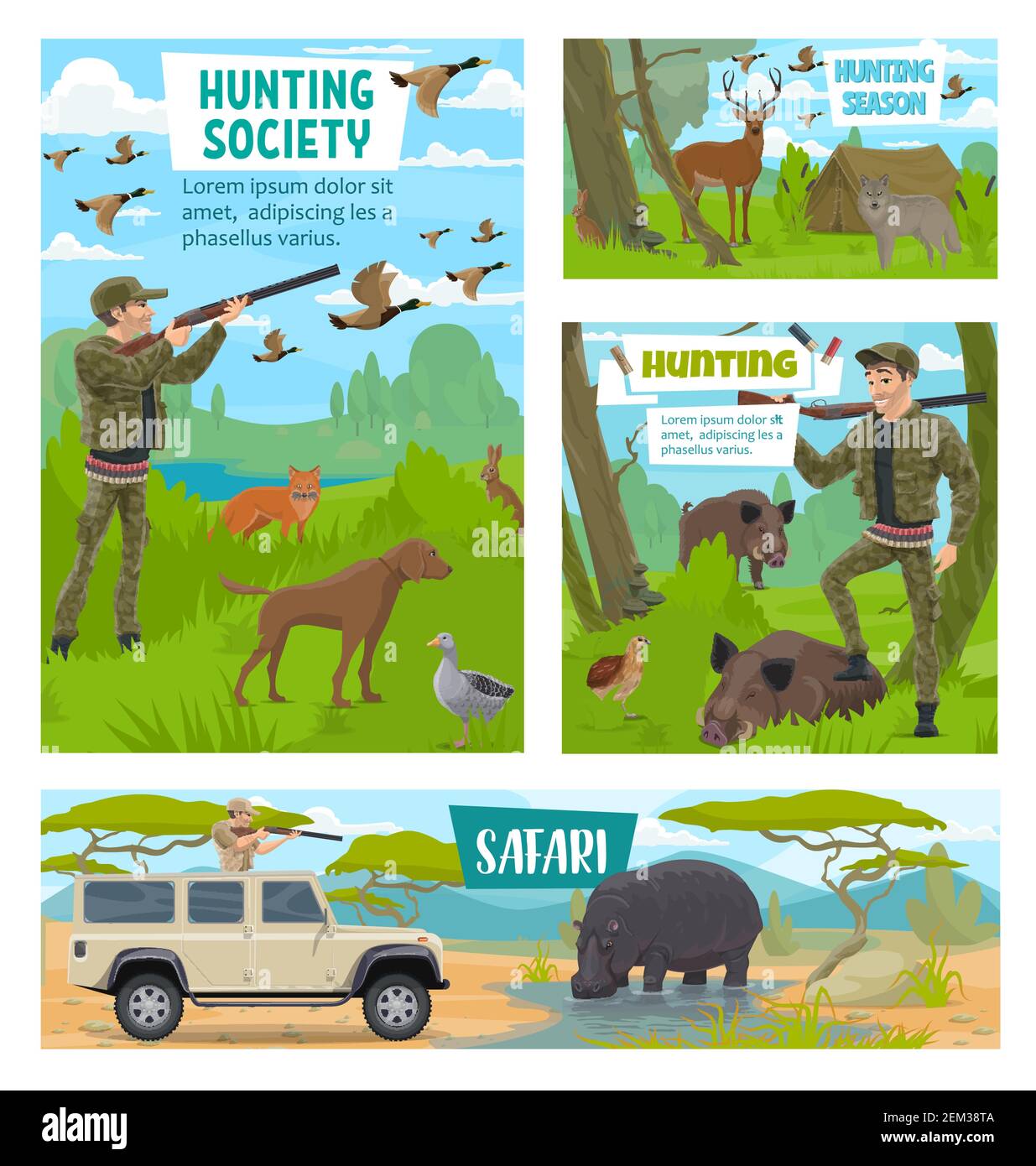 African savanna fox Stock Vector Images - Alamy