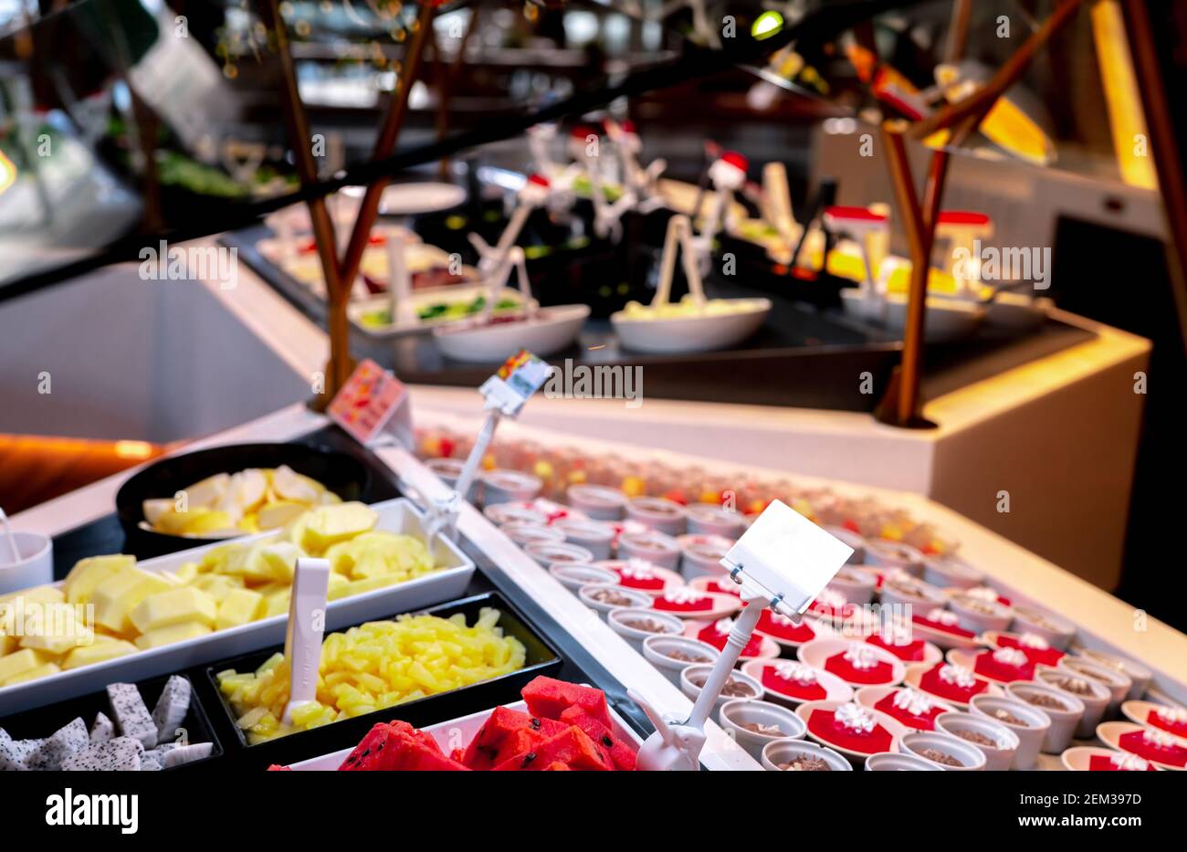 Fruit salad bar hi-res stock photography and images - Alamy