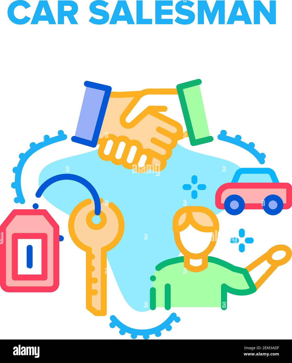 Car Salesman Clipart