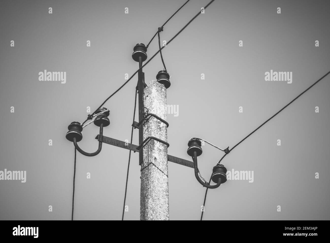 Old electrical cable Black and White Stock Photos & Images - Alamy