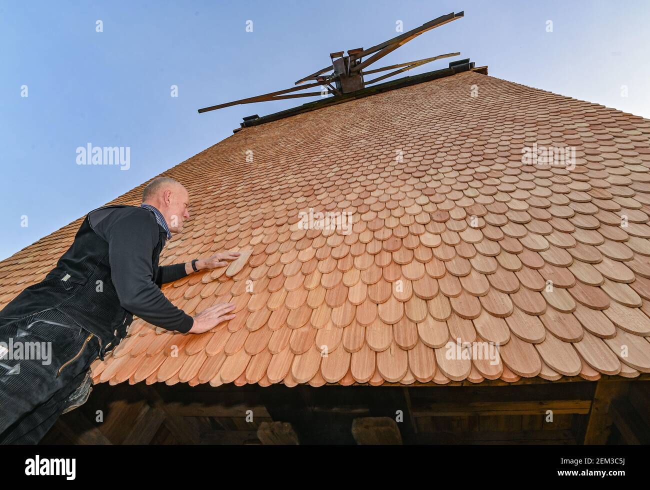 Larch shingles hi-res stock photography and images - Alamy
