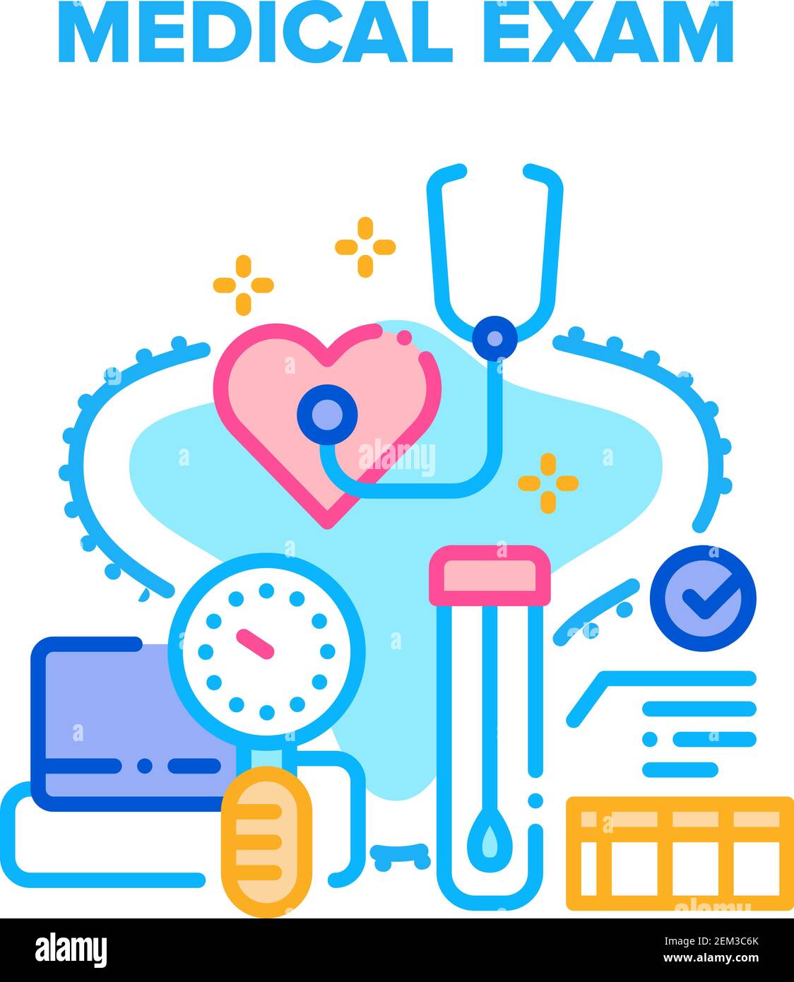 Medical Exam Vector Concept Color Illustration Stock Vector Image & Art ...