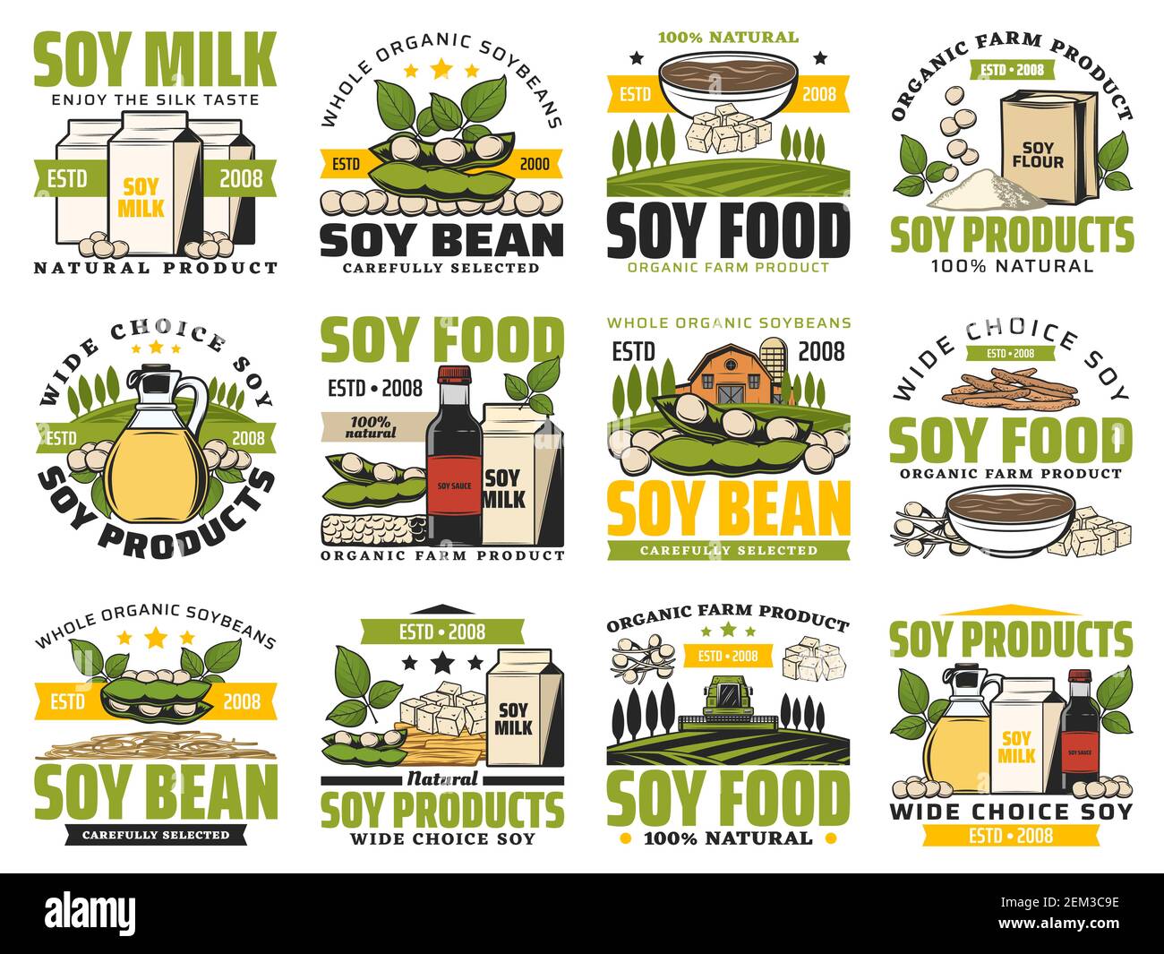 Tempeh market Stock Vector Images - Alamy