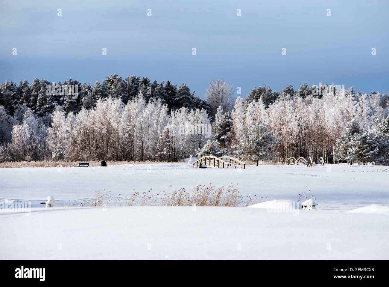 Beautiful frozen winter landscape hi-res stock photography and images ...