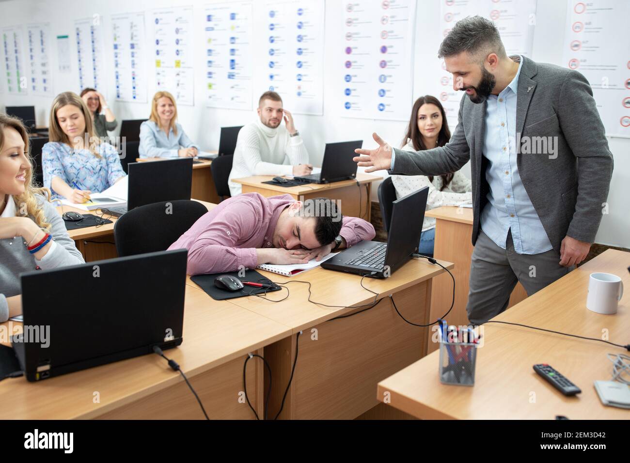 People Sleeping In Class