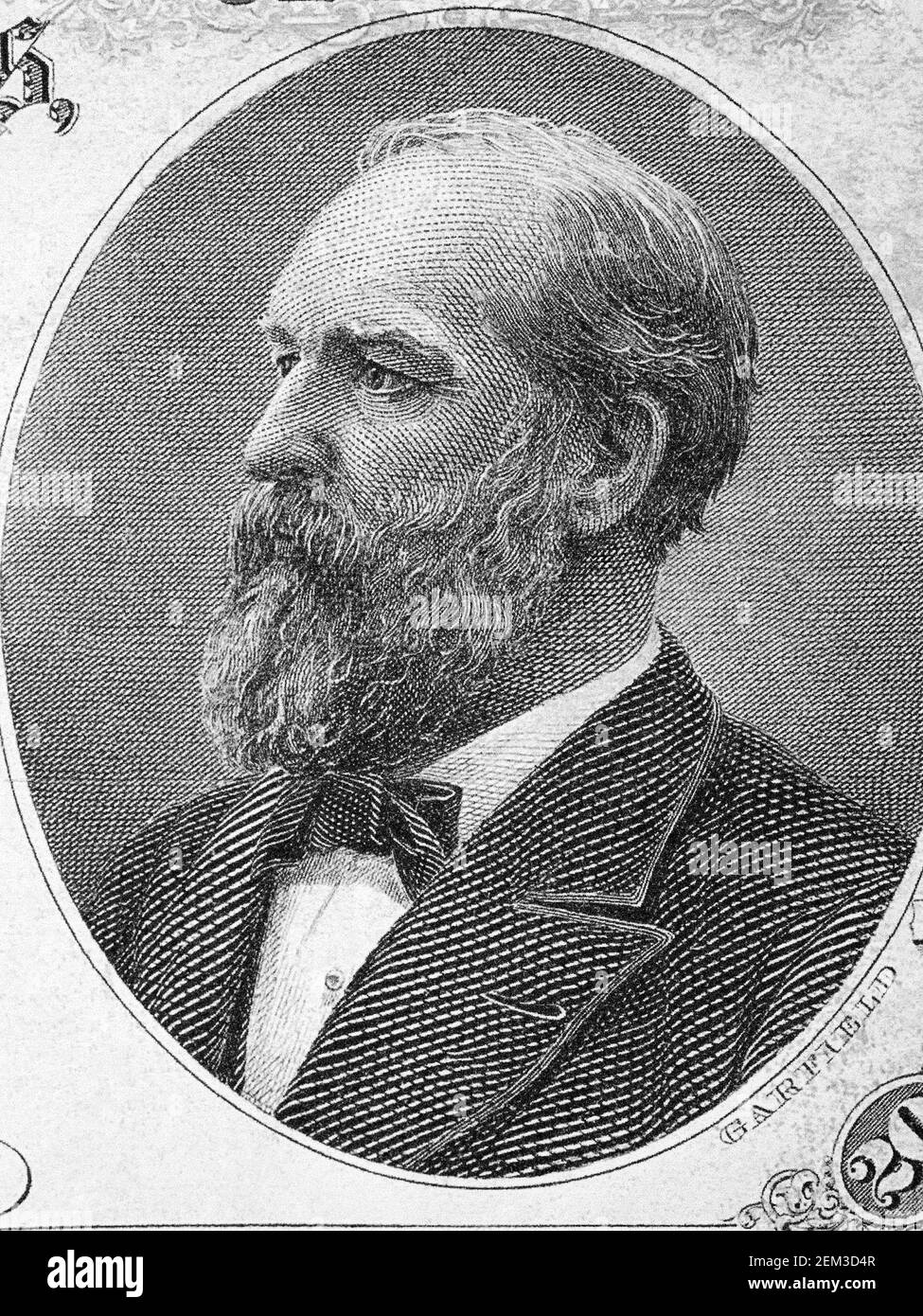 General james a garfield portrait hi-res stock photography and images ...