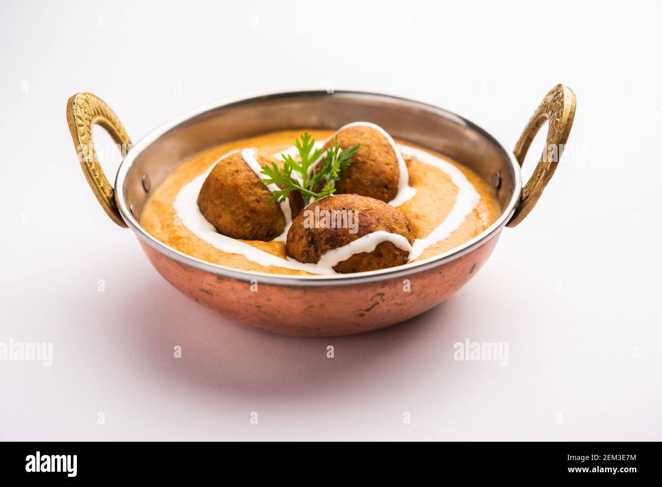 Malai Kofta Curry is an indian cuisine dish with potato cottage cheese ...