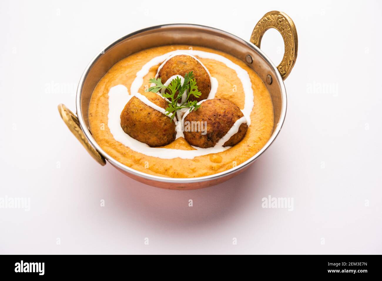 Malai Kofta Curry is an indian cuisine dish with potato cottage cheese ...
