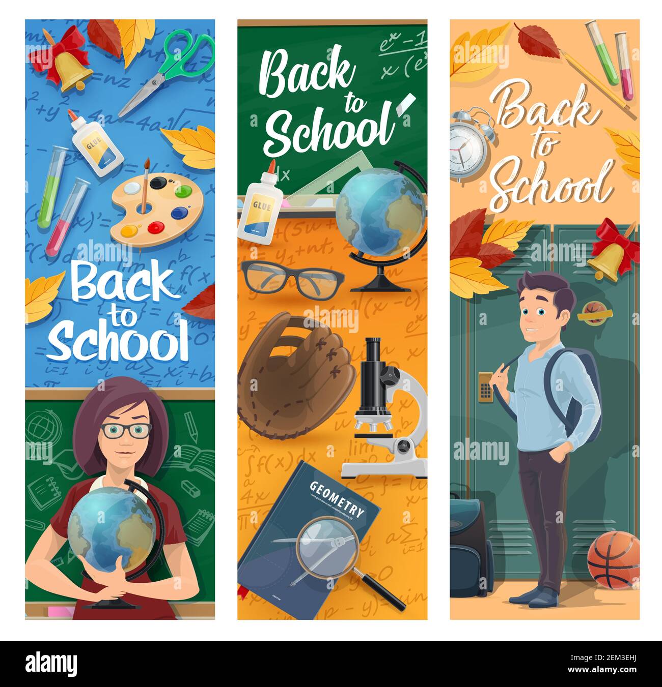 Elementary school children locker Stock Vector Images - Alamy