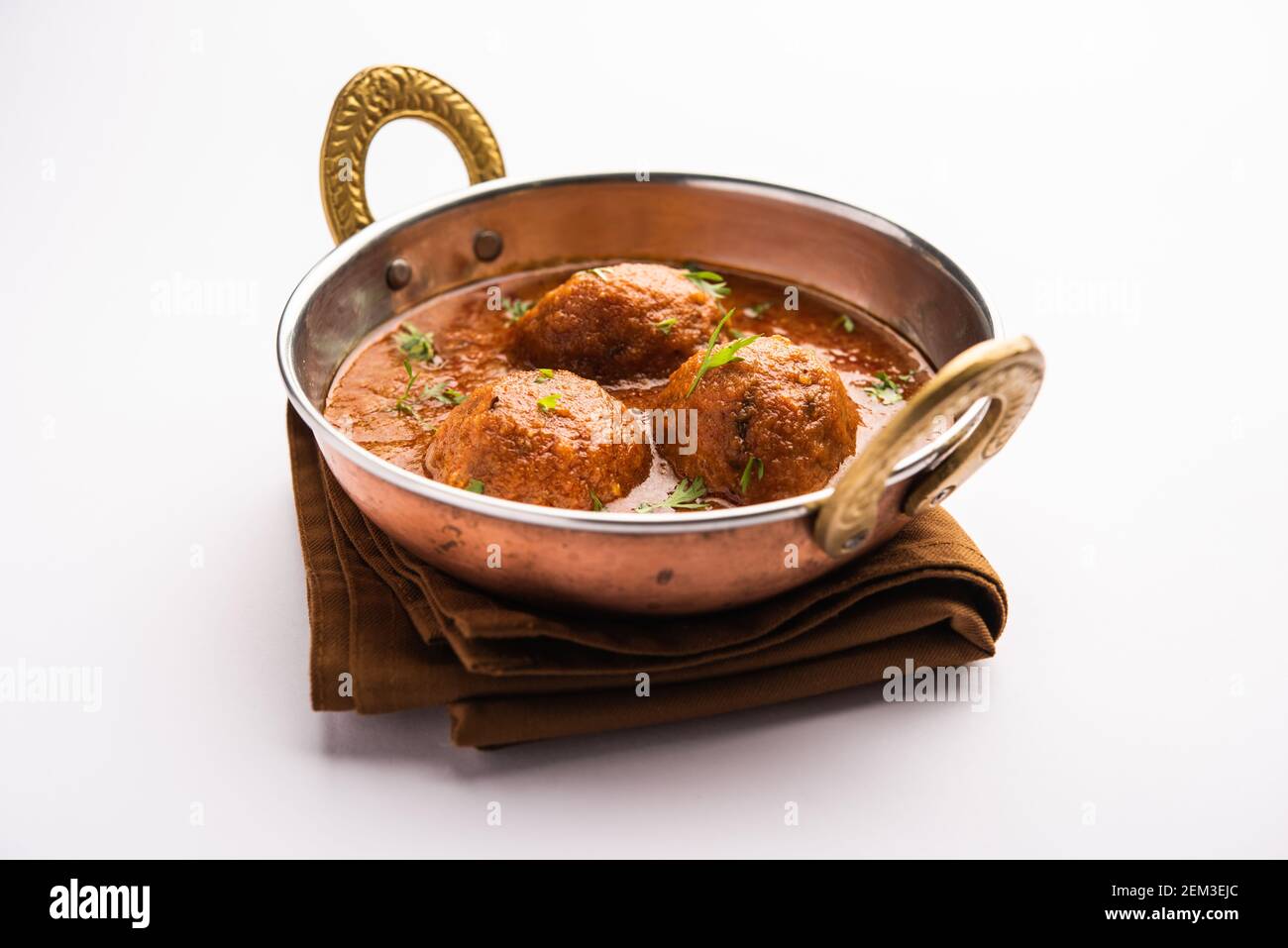 Malai Kofta Curry is an indian cuisine dish with potato cottage cheese ...