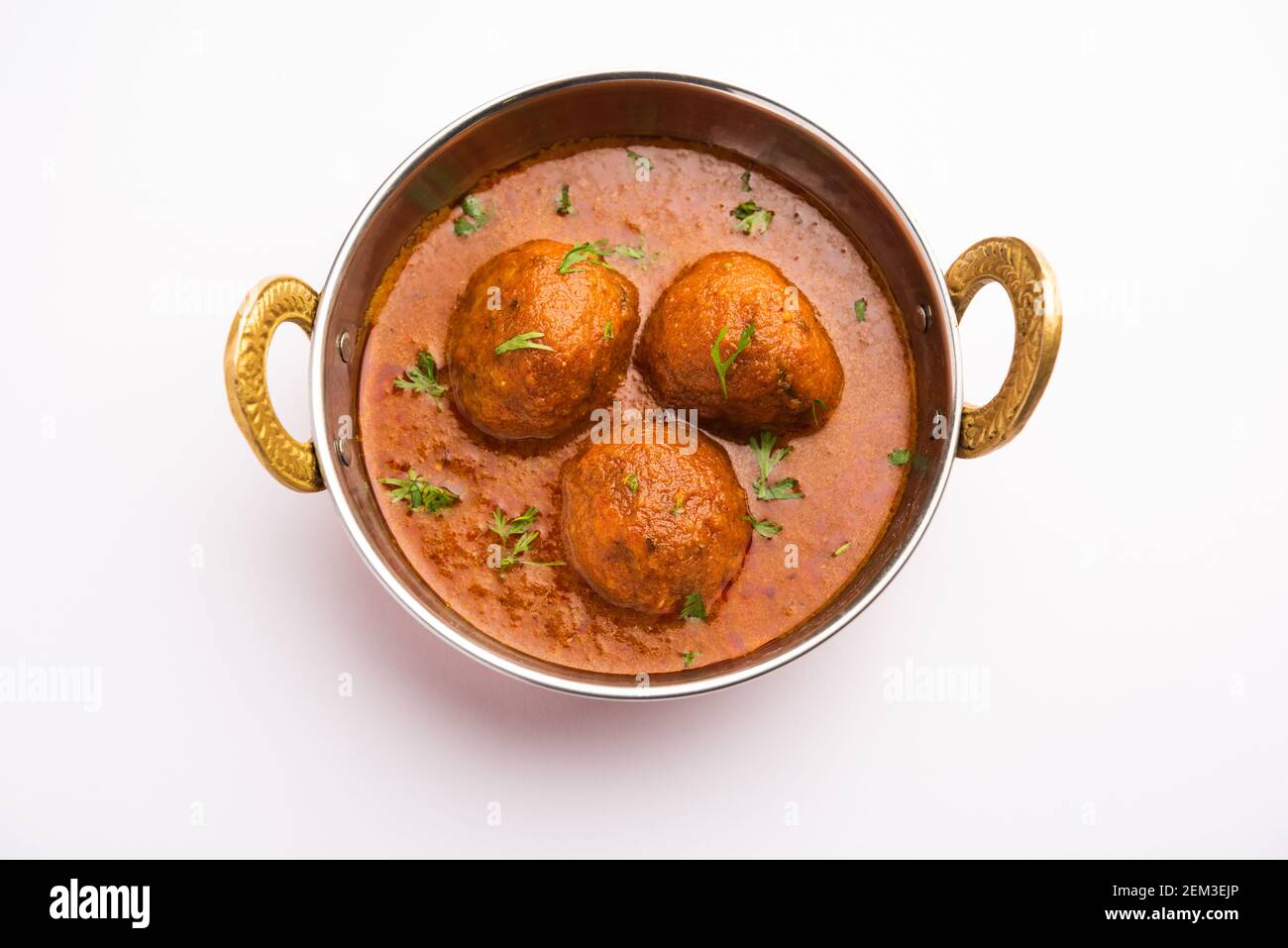 Malai Kofta Curry is an indian cuisine dish with potato cottage cheese ...