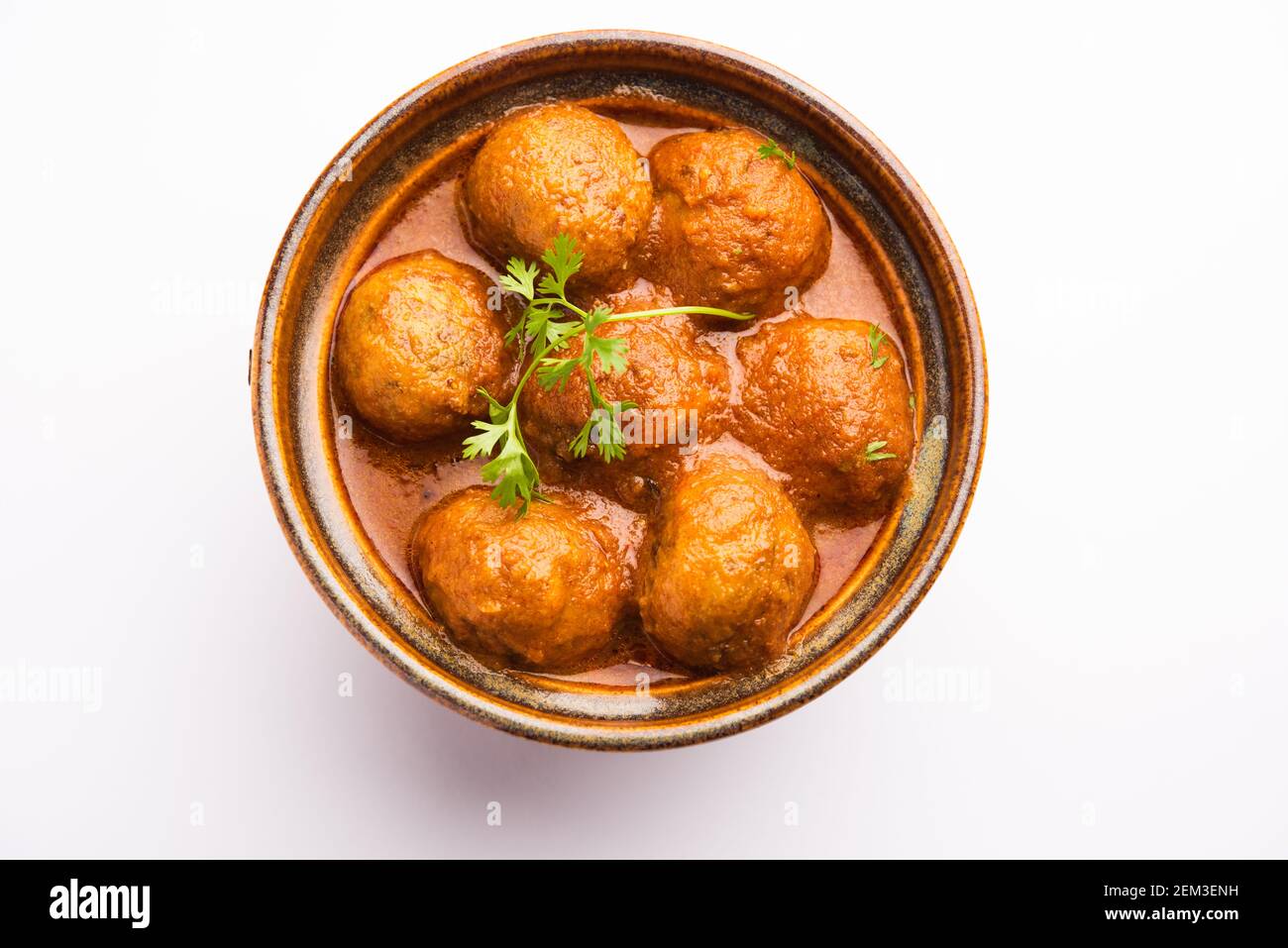 Malai Kofta Curry is an indian cuisine dish with potato cottage cheese ...