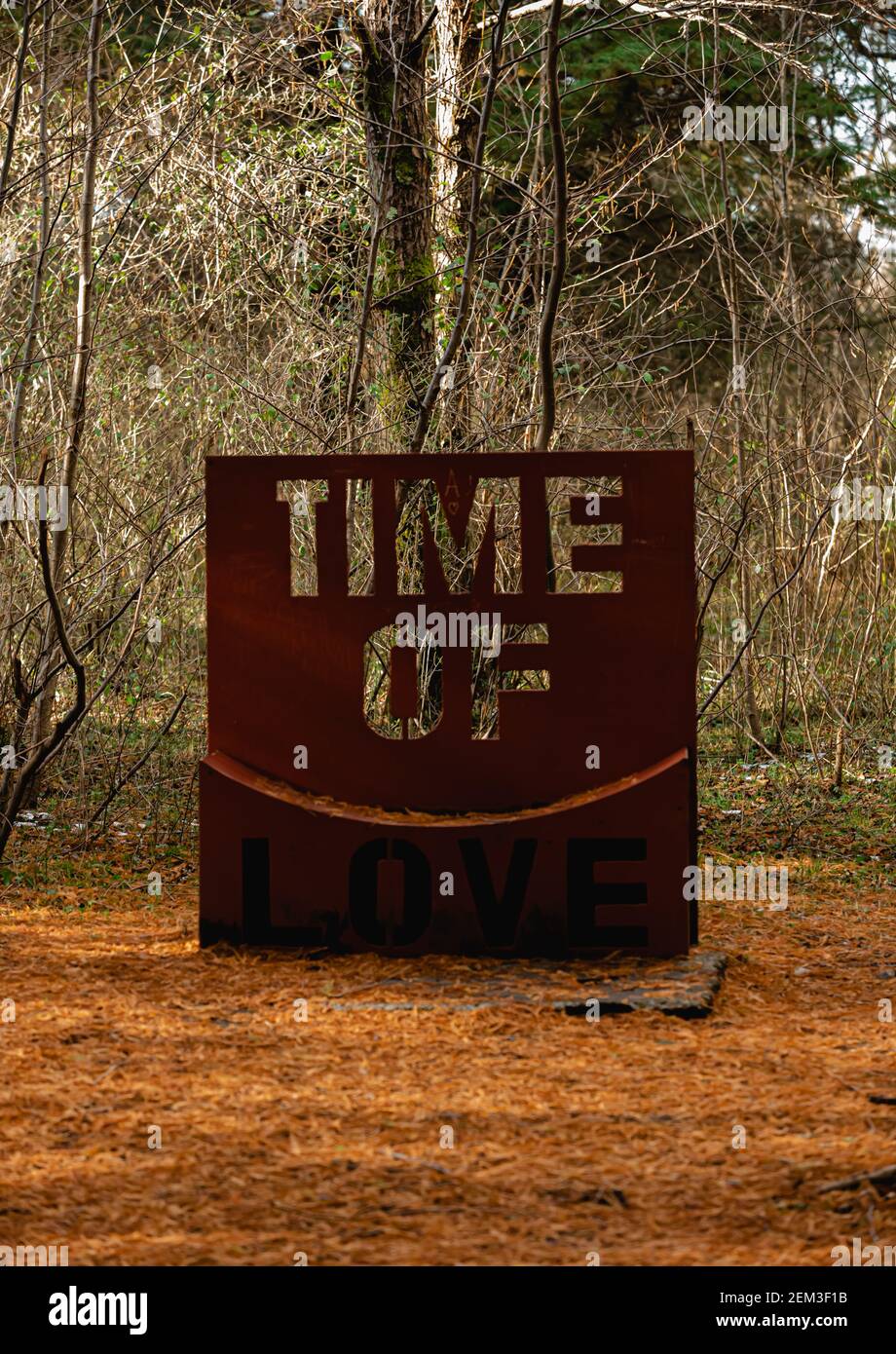 TIME OF LOVE statue in Poti Stock Photo - Alamy