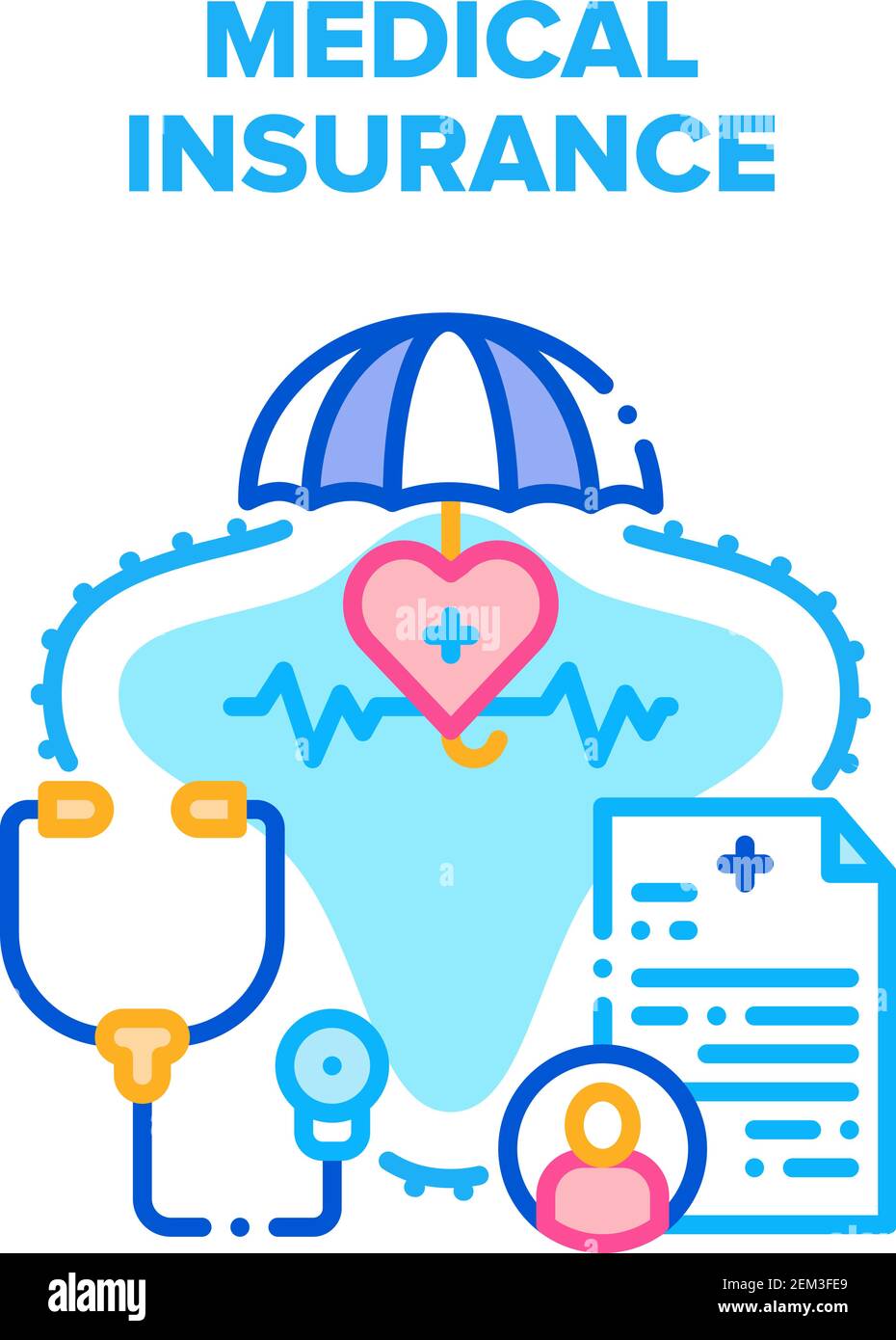 Medical Health Insurance Vector Concept Color Stock Vector Image & Art ...