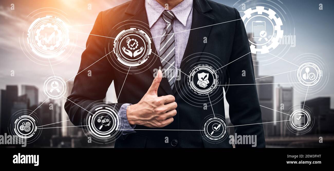 Quality control man graphic hi-res stock photography and images - Alamy