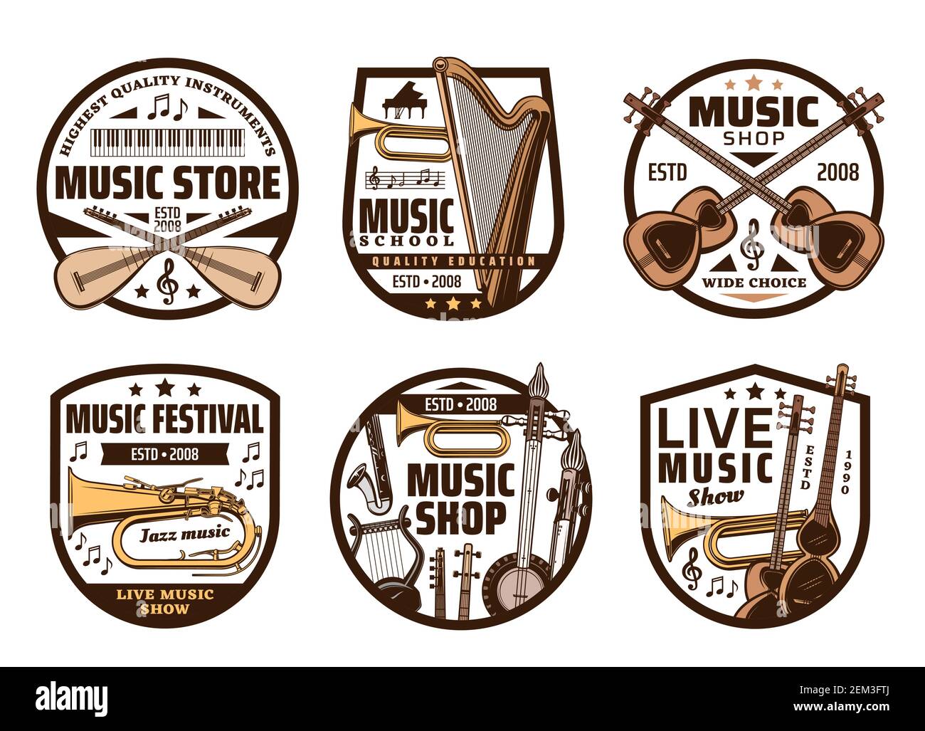Folk band Stock Vector Images - Alamy