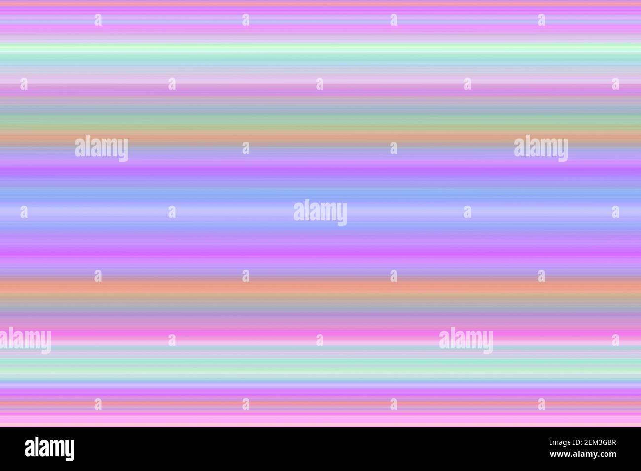 Abstract background with gradient pastel color horizontal stripes Stock ...