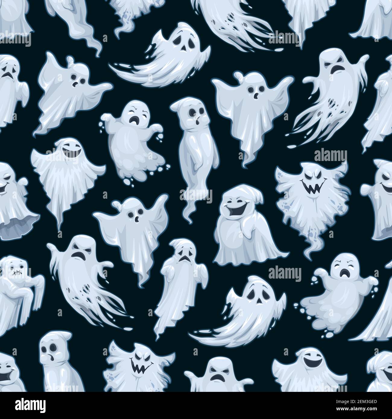 Evil Cartoon Ghosts