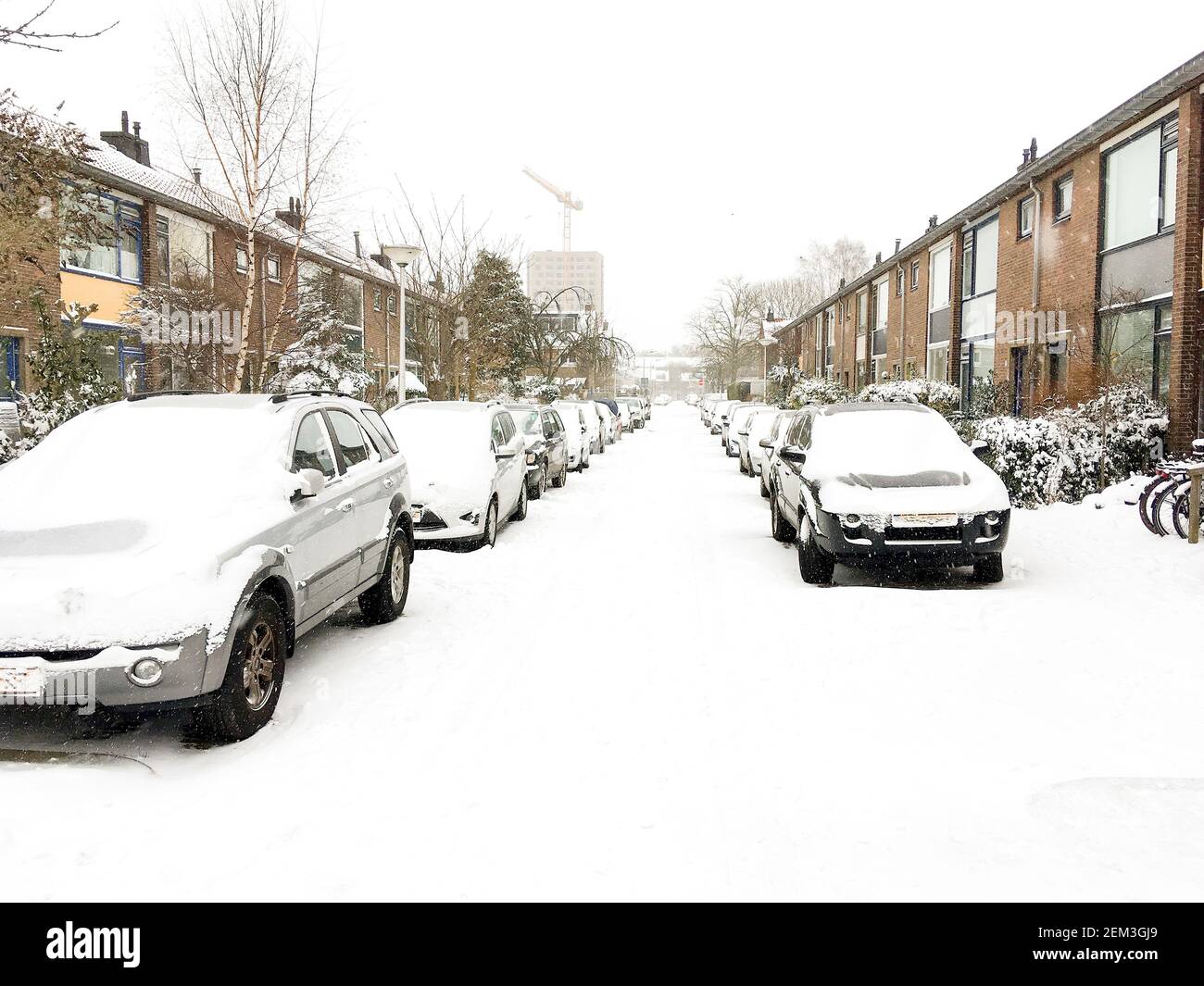 Winter in the streets of Delft Stock Photo - Alamy