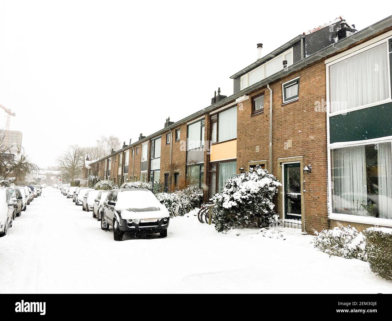 Winter in the streets of Delft Stock Photo - Alamy
