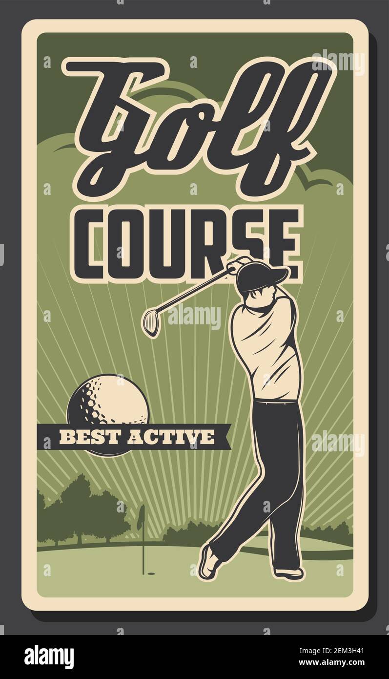 Golf club tournament, premium leisure sport and best recreation ...