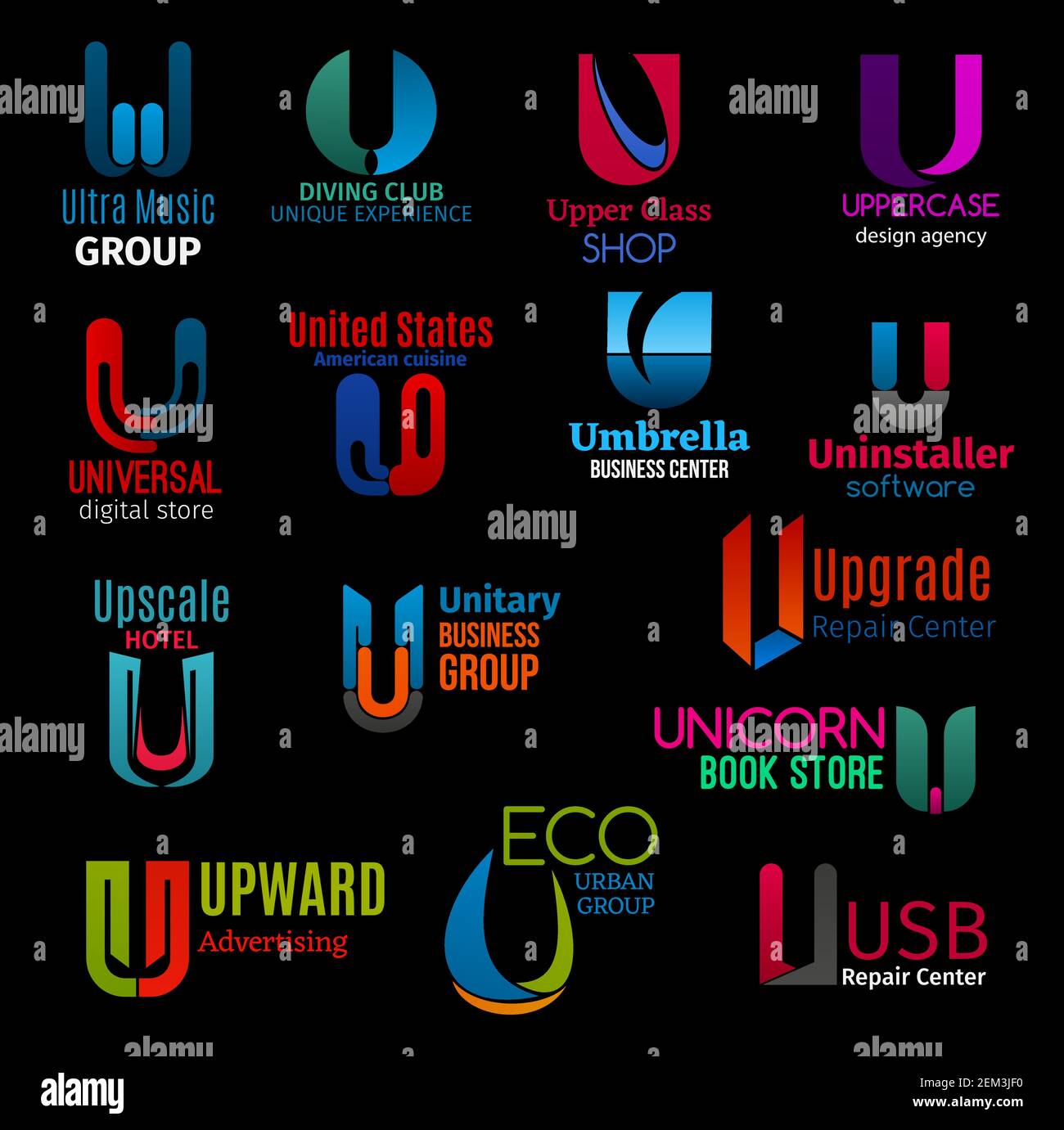 American upscale brand Stock Vector Images - Alamy