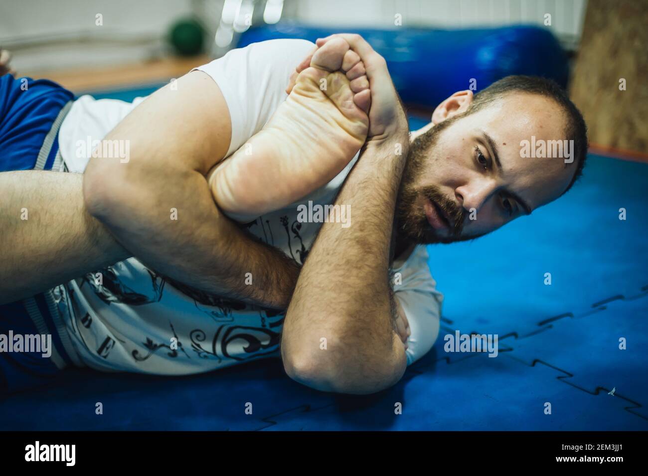 Bjj Brazilian Jiu Jitsu Ground Fight Training Combat Sparing Leg Ankle