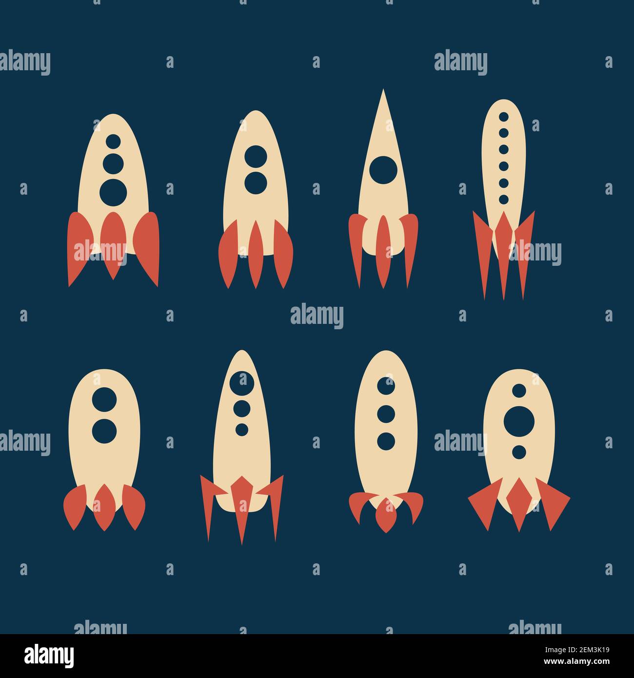 Rocket ship clipart Stock Vector Images - Alamy