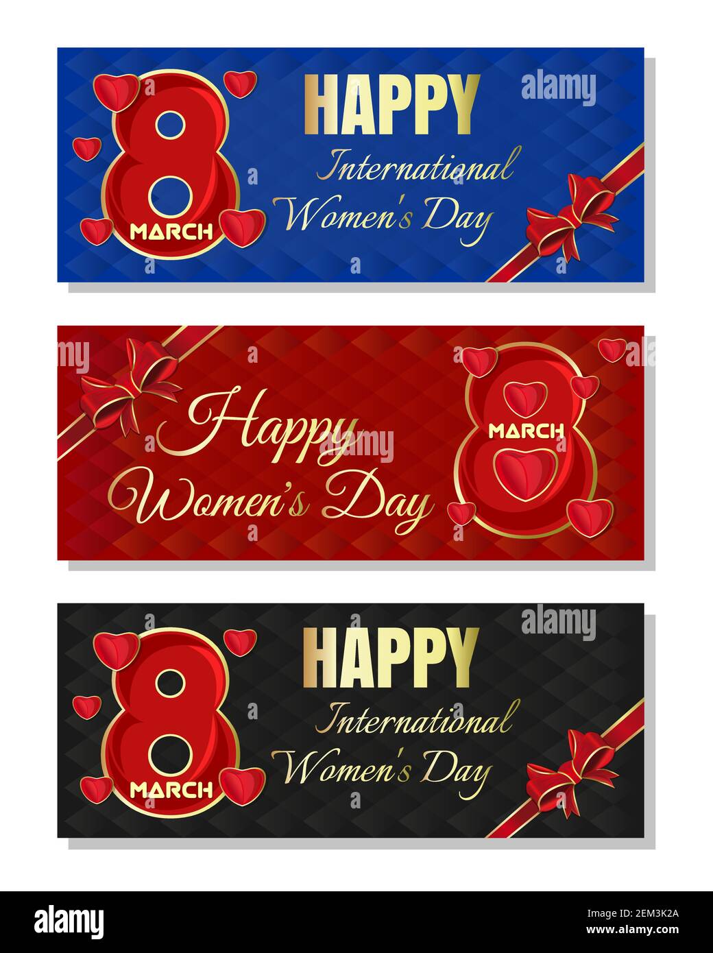 Happy womens day typography Stock Vector Images - Alamy