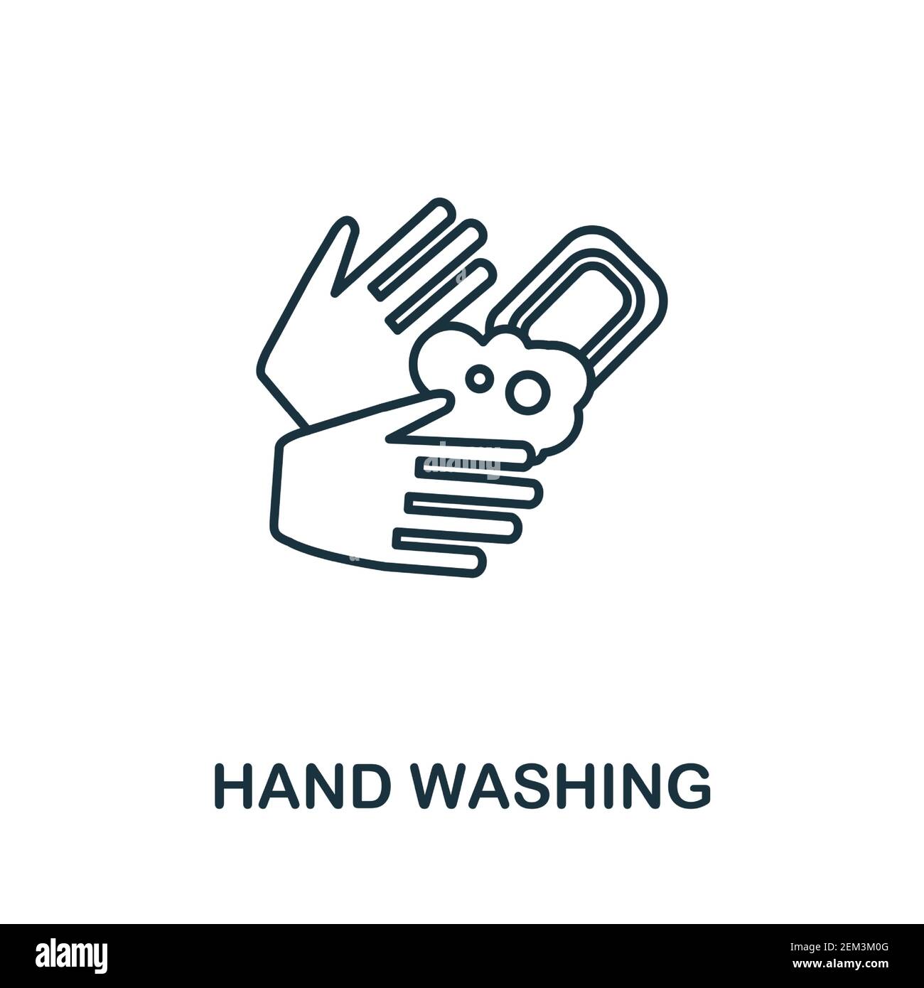 Hand Washing icon. Simple element from personal hygiene collection ...