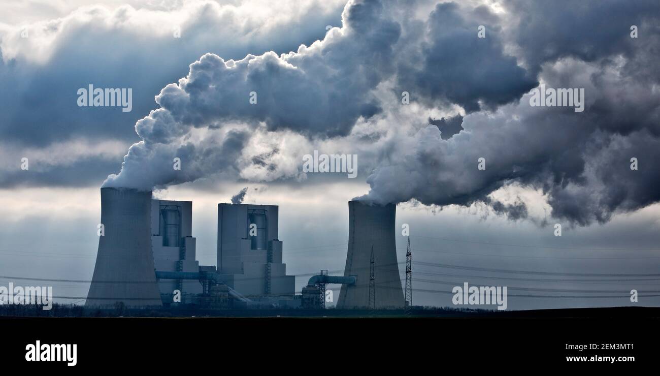 Neurath Power Station, largest power station in Germany, Germany, North ...