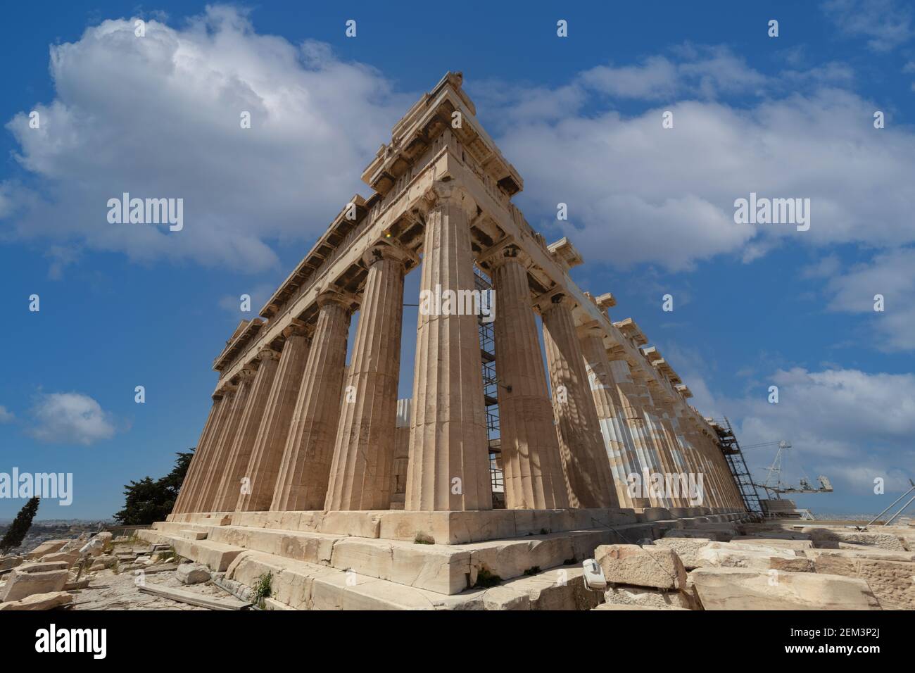 The Parthenon is a temple on the Athenian Acropolis in Greece ...