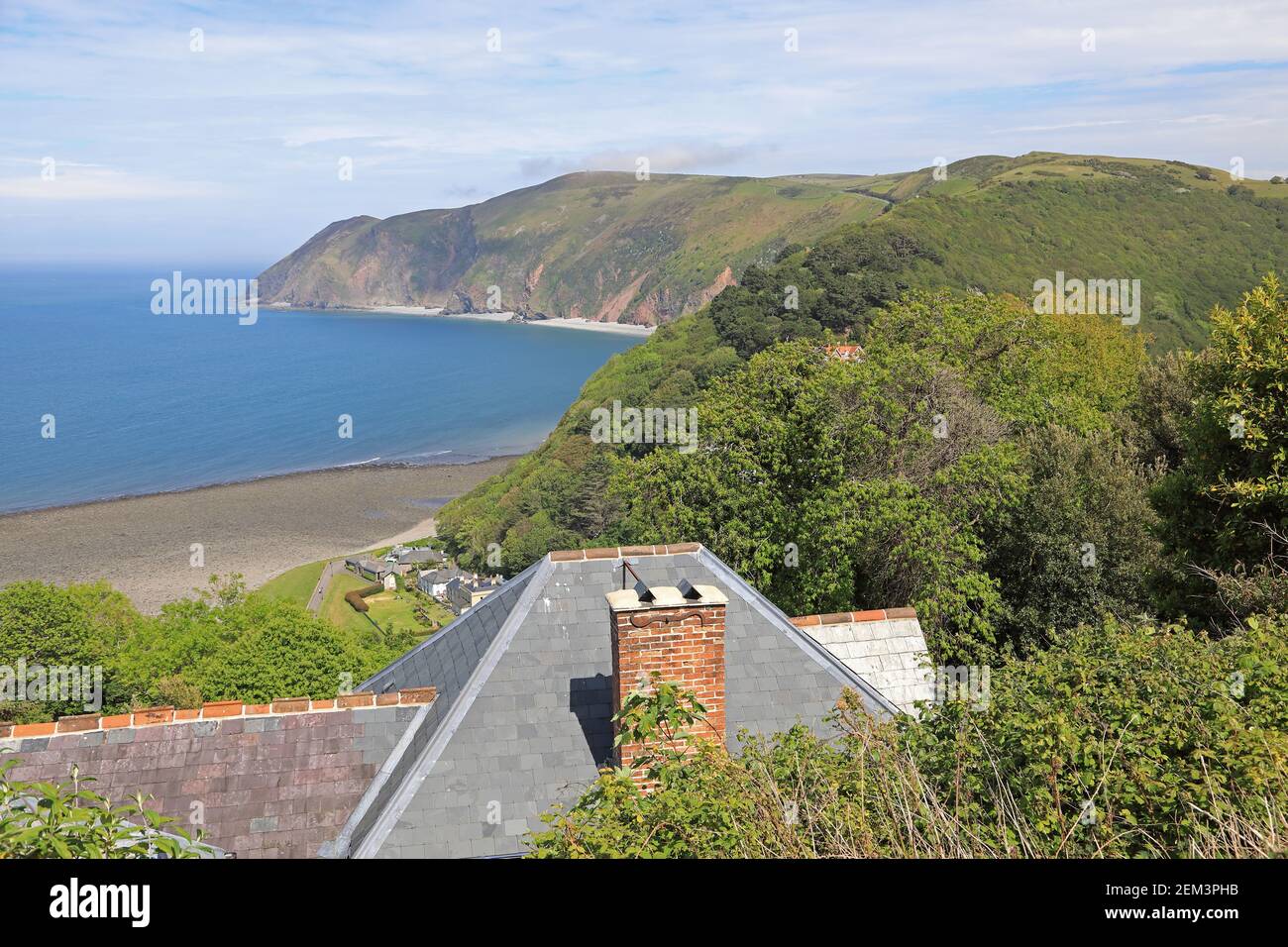 Countisbury hill lynmouth bay hi-res stock photography and images - Alamy