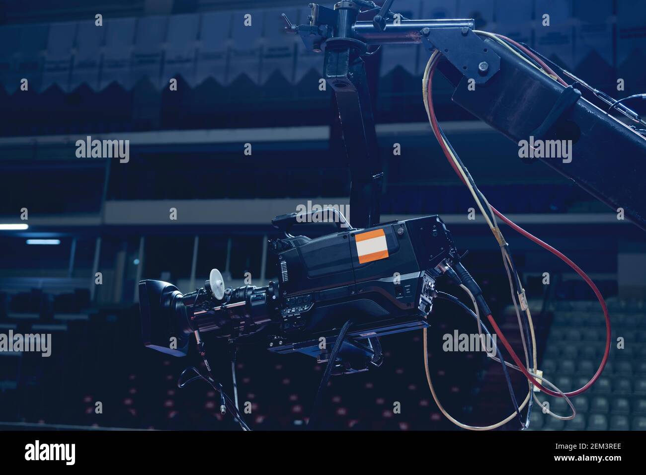 Sport football crane hi-res stock photography and images - Alamy