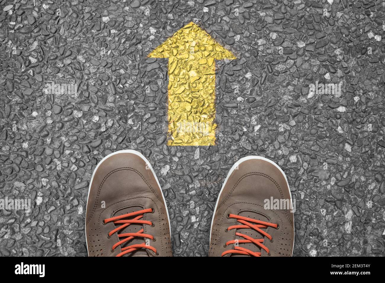 Go straight hi-res stock photography and images - Alamy