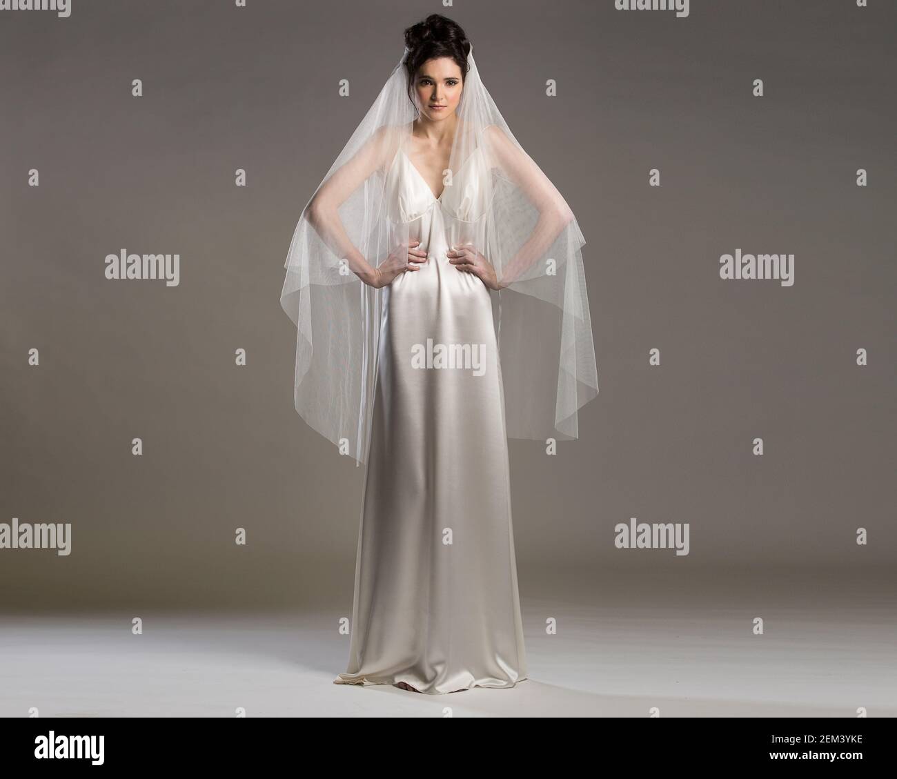 Lace Wedding veil Stock Photo - Alamy
