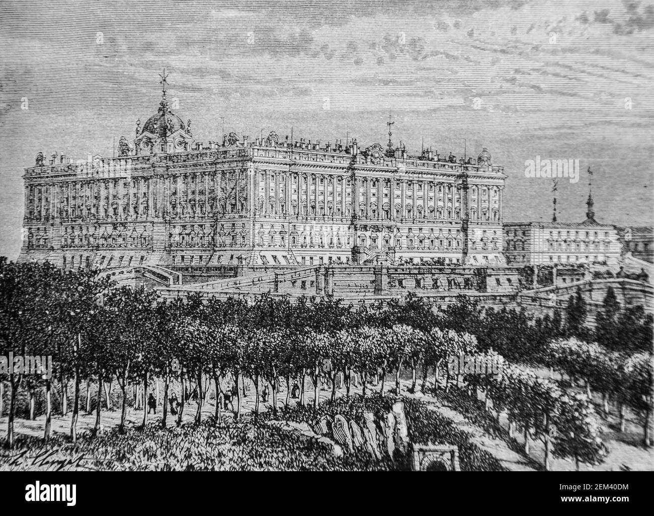 1880 madrid hi-res stock photography and images - Alamy