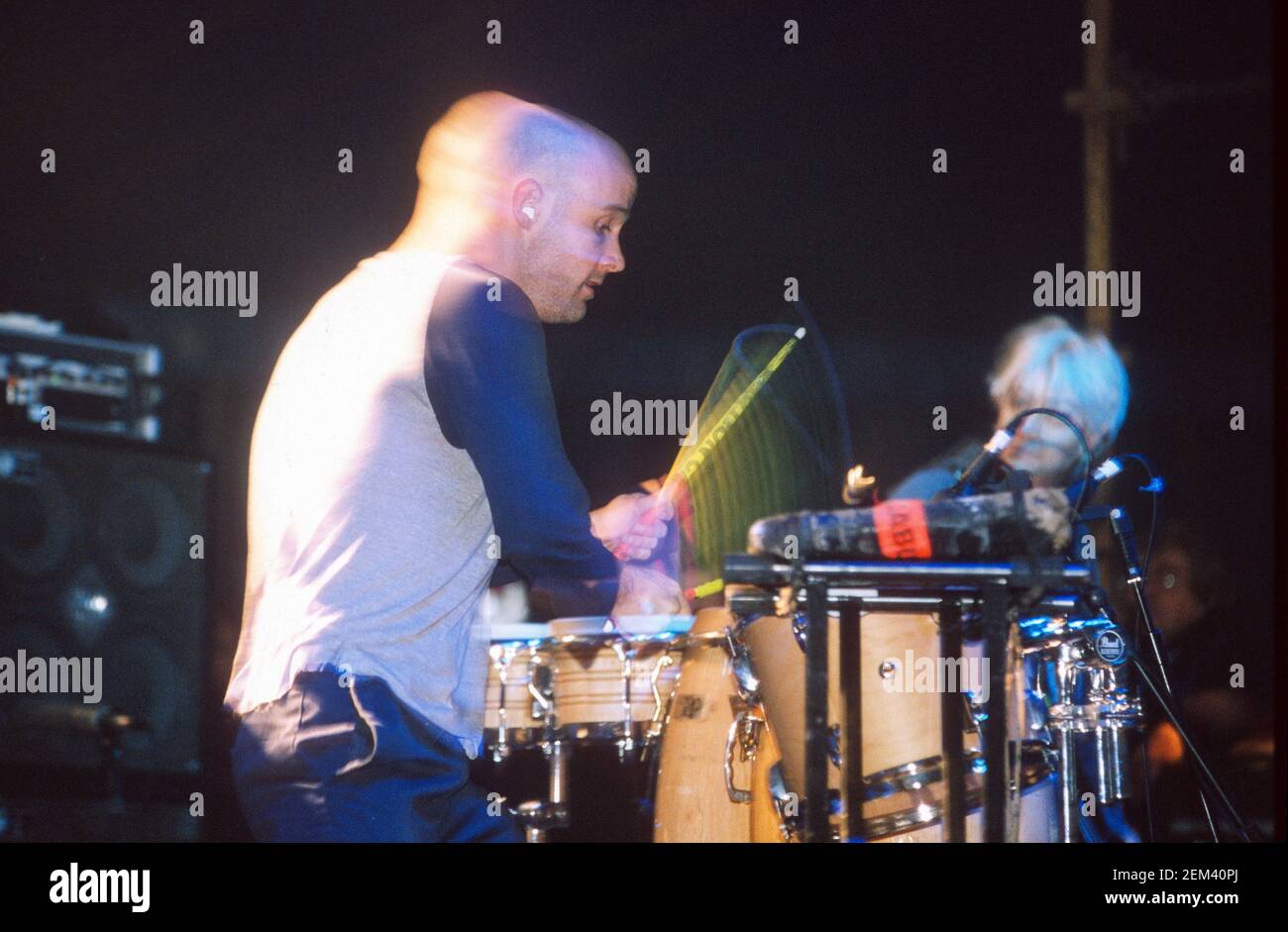 Moby performing at the Homelands festival 2000, Winchester, Hampshire ...